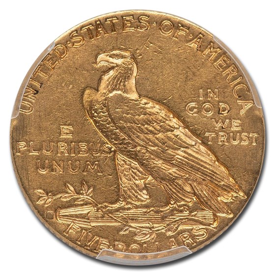 Buy 1916-S $5 Indian Gold Half Eagle AU-55 PCGS | APMEX