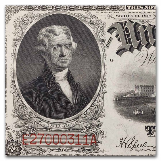 Buy 1917 $2.00 Legal Tender AU-50 PMG (Fr#60) | APMEX