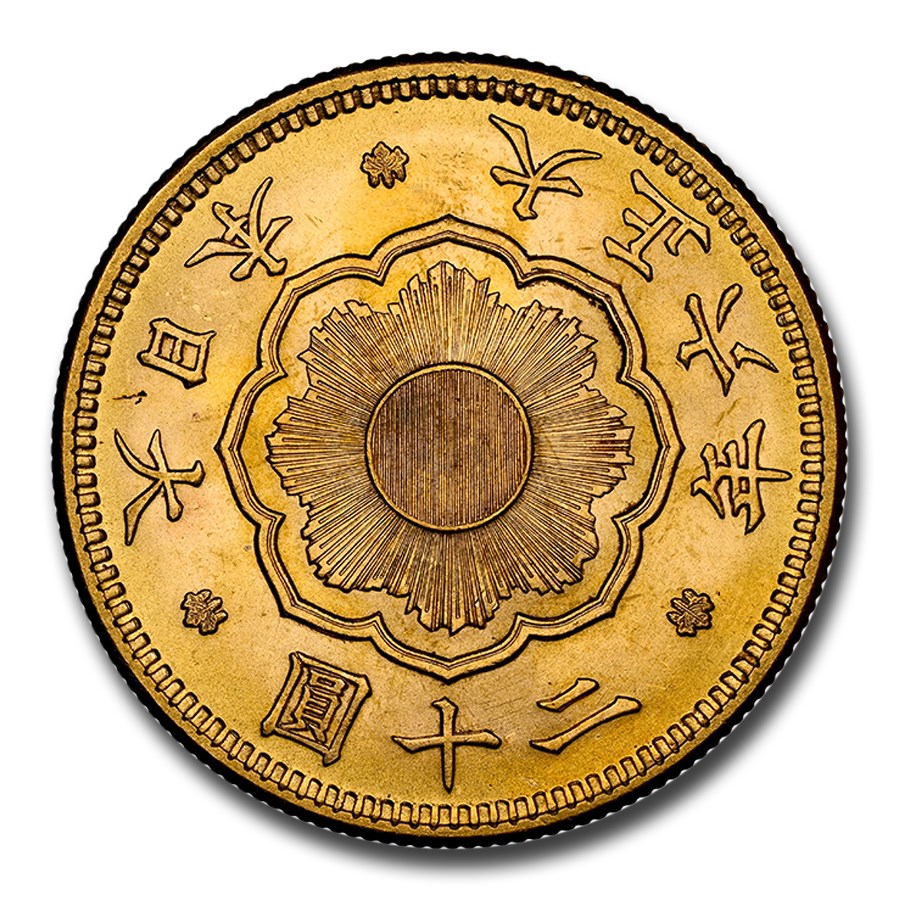 Buy 1917 Japan Gold 20 Yen Taisho MS-66 NGC | APMEX