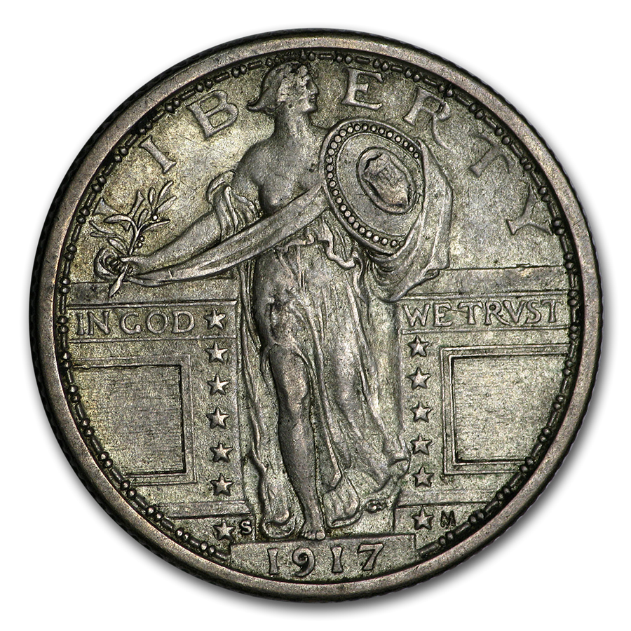 Buy 1917-S Standing Liberty Quarter Type-I AU | APMEX