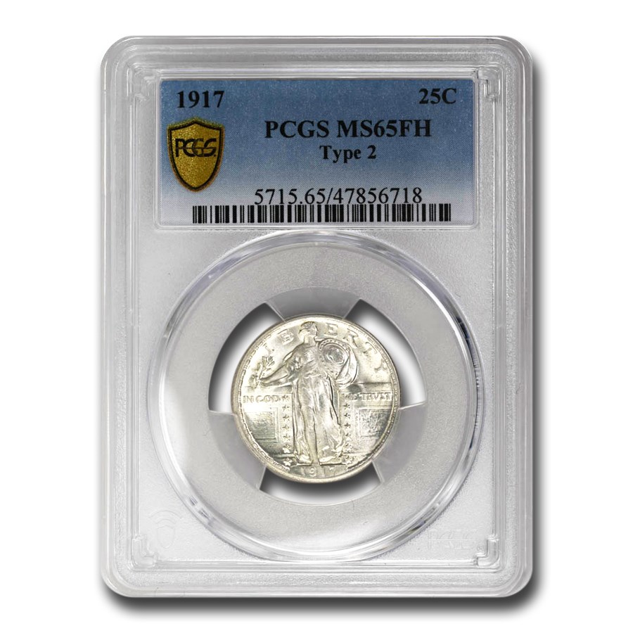 Buy 1917 Standing Liberty Quarter Type-II MS-65 FH| APMEX