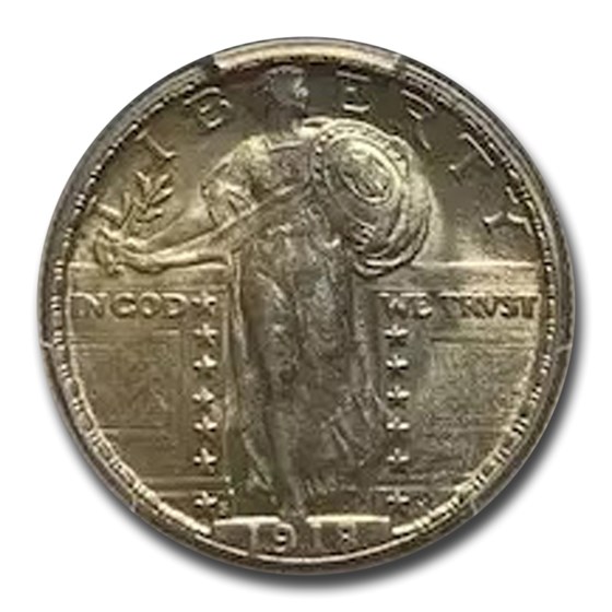 Buy 1918/7-S Standing Liberty Quarter MS-62 PCGS | APMEX