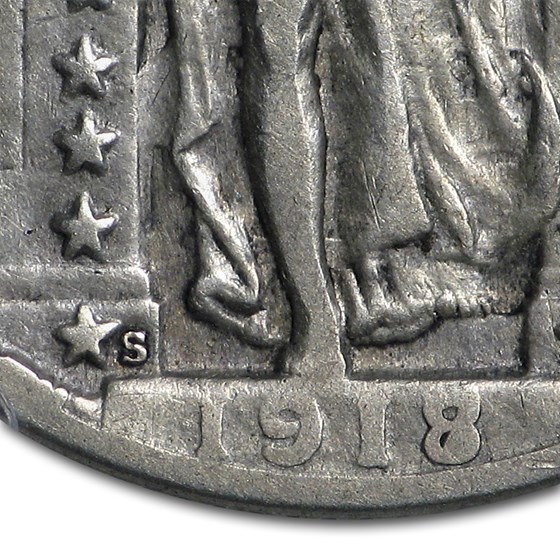 Buy 1918/7-S Standing Liberty Quarter VF-30 PCGS | APMEX