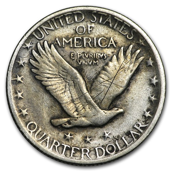 Buy 1918-D Standing Liberty Quarter VF (Details) | APMEX