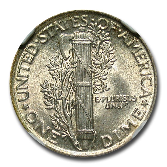 Buy 1918 Mercury Dime MS-66 NGC | APMEX