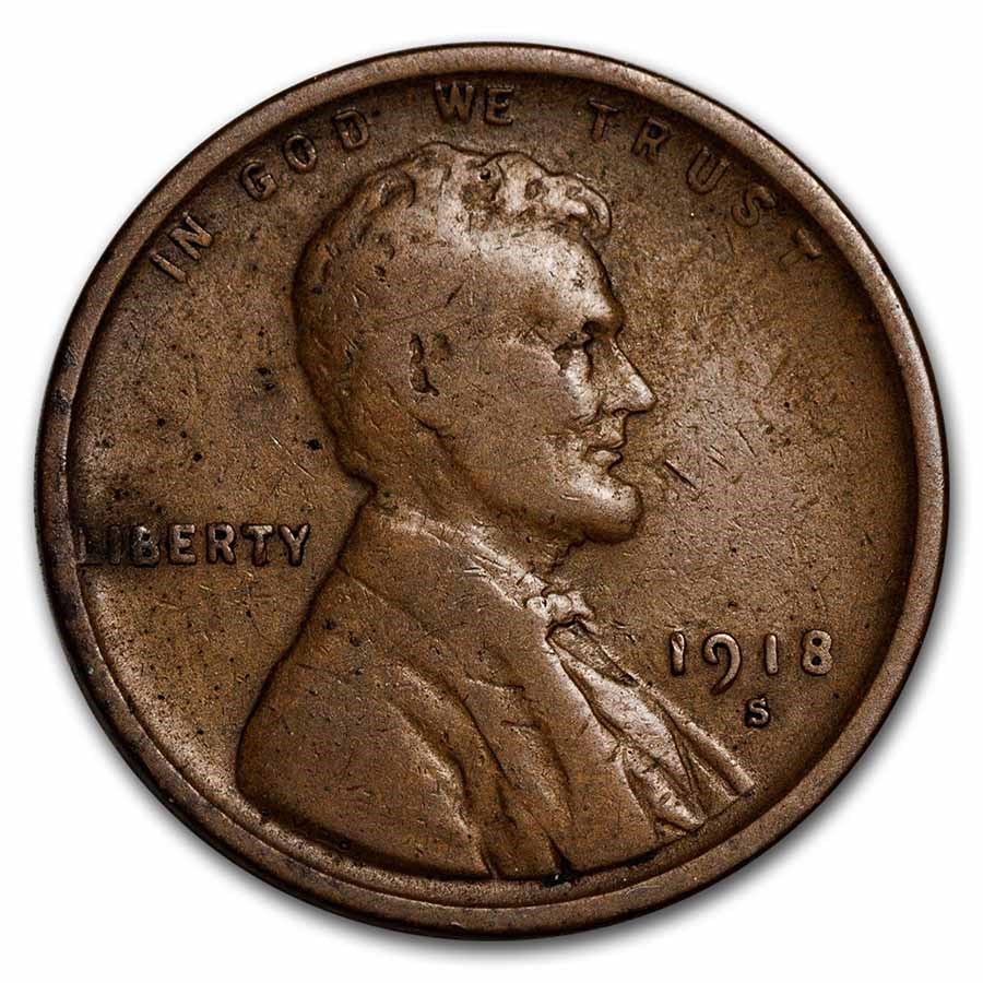 Buy 1918-S Lincoln Cent Fine | APMEX