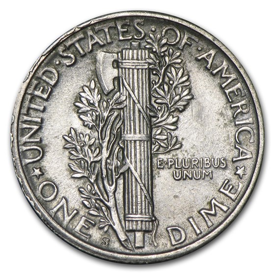 Buy 1918-S Mercury Dime AU | APMEX