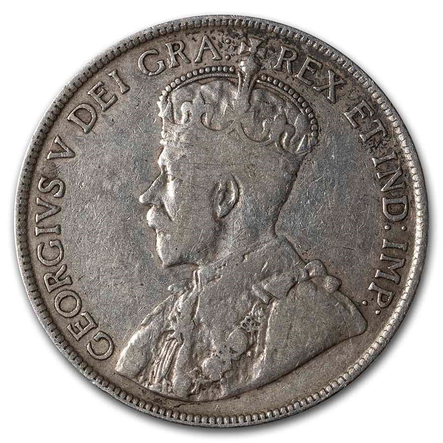 Buy 1919-C Newfoundland Silver 50 Cents George V Fine | APMEX