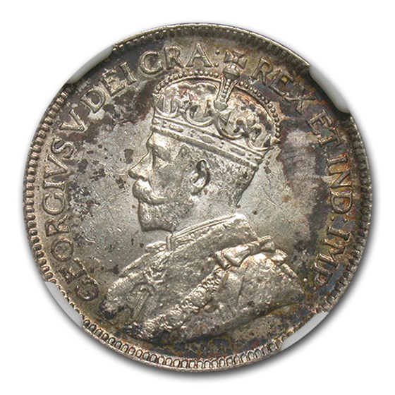 Buy 1919 Canada Silver 25 Cents MS-62 NGC | APMEX