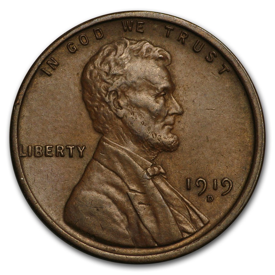 Buy 1919-D Lincoln Cent Choice AU | APMEX
