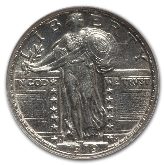 Buy 1919-D Standing Liberty Quarter MS-62 NGC (FH) | APMEX