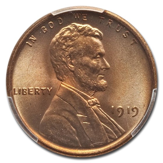 Buy 1919 Lincoln Cent MS-68 PCGS (Red) | APMEX