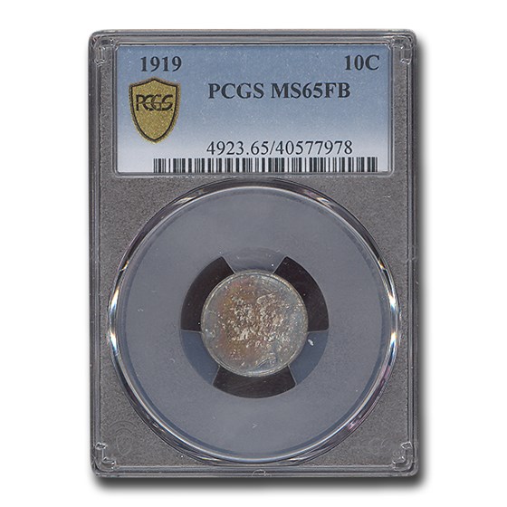 Buy 1919 Mercury Dime MS-65 PCGS (FSB) | APMEX