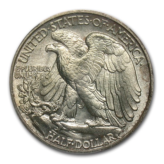 Buy 1919-S Walking Liberty Half Dollar MS-65+ PCGS CAC | APMEX
