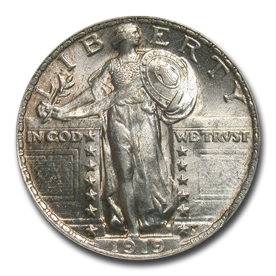 Buy 1919 Standing Liberty Quarter MS-63 PCGS | APMEX