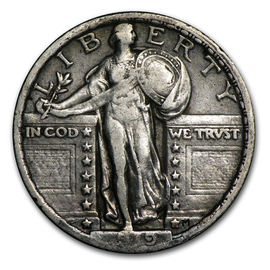 Buy 1919 Standing Liberty Quarter XF (Partial Date) | APMEX