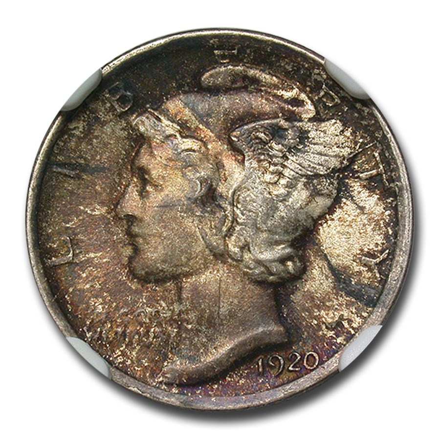 Buy 1920 Mercury Dime MS-63 NGC (FB) | APMEX