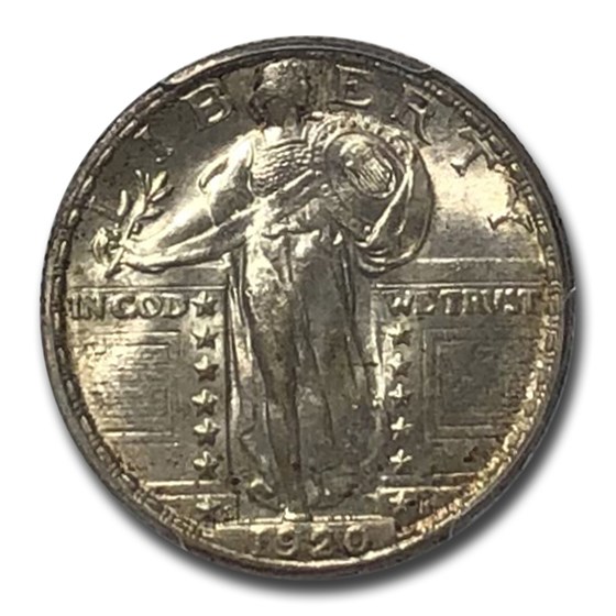 Buy 1920-S Standing Liberty Quarter MS-65 PCGS | APMEX
