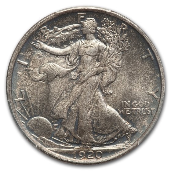 Buy 1920 Walking Liberty Half Dollar MS-64+ PCGS | APMEX