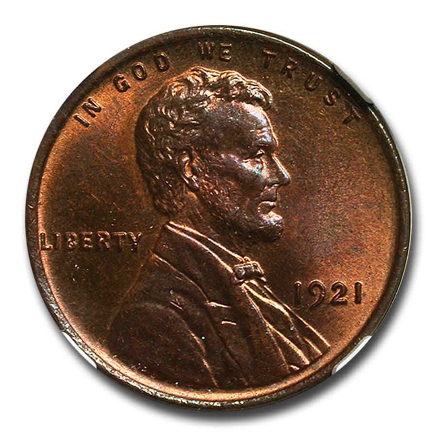 Buy 1921 Lincoln Cent MS-64 NGC (Red/Brown) | APMEX