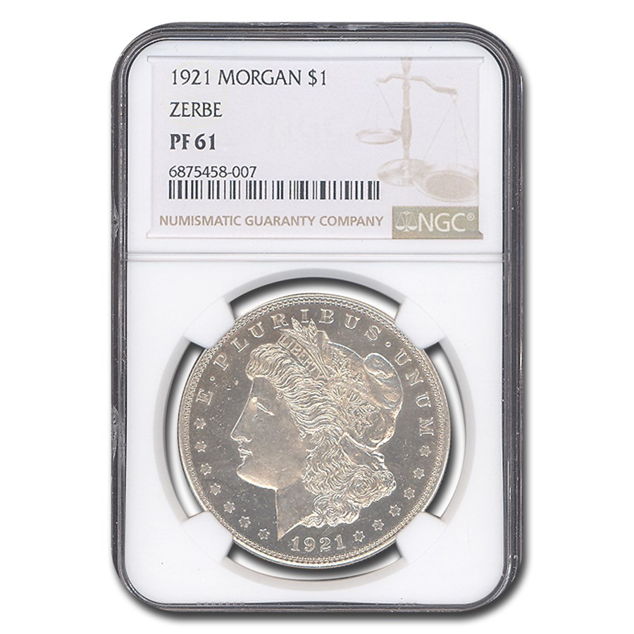 Buy 1921 Morgan Dollar PF-61 NGC (Zerbe Special Strike) | APMEX