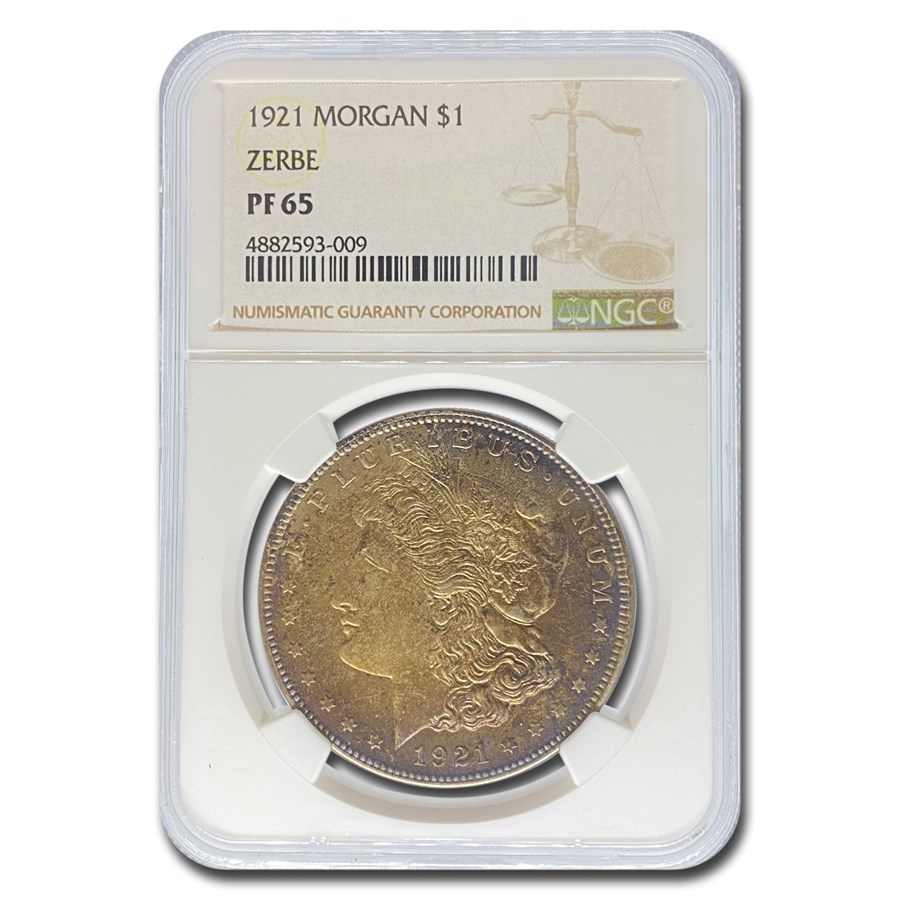 Buy 1921 Morgan Dollar PF-65 NGC (Zerbe Proof) | APMEX