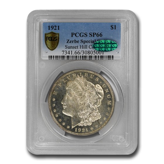 Buy 1921 Morgan Dollar SP-66 PCGS CAC (Zerbe Special Strike) | APMEX