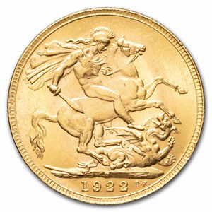 Buy 1922-P Australia Gold Sovereign George V BU | APMEX