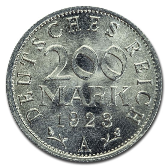 Buy 1923-A Germany 200 Mark BU | APMEX