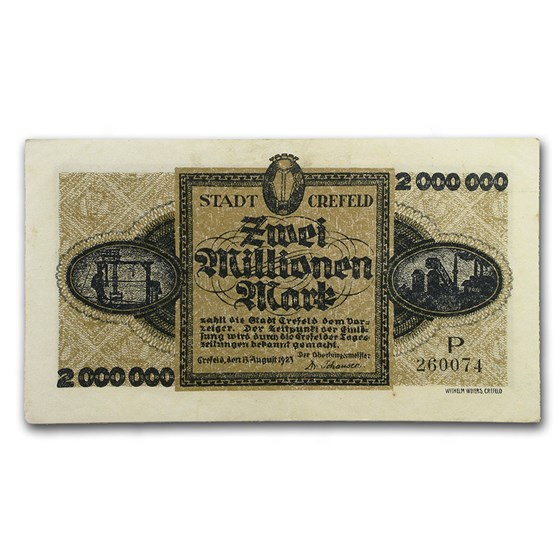 Buy 1923 German Weimar Republic Inflation Currency Set (9 Notes) | APMEX