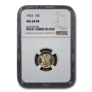 Buy 1923 Mercury Dime MS-68 NGC (FB) | APMEX