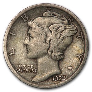 Buy 1923 Mercury Dime XF | APMEX