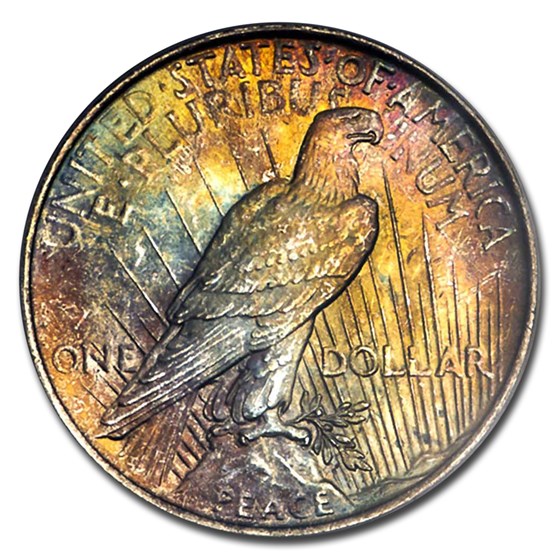 Buy 1923 Peace Dollar MS-61 PCGS (Beautifully Toned) | APMEX