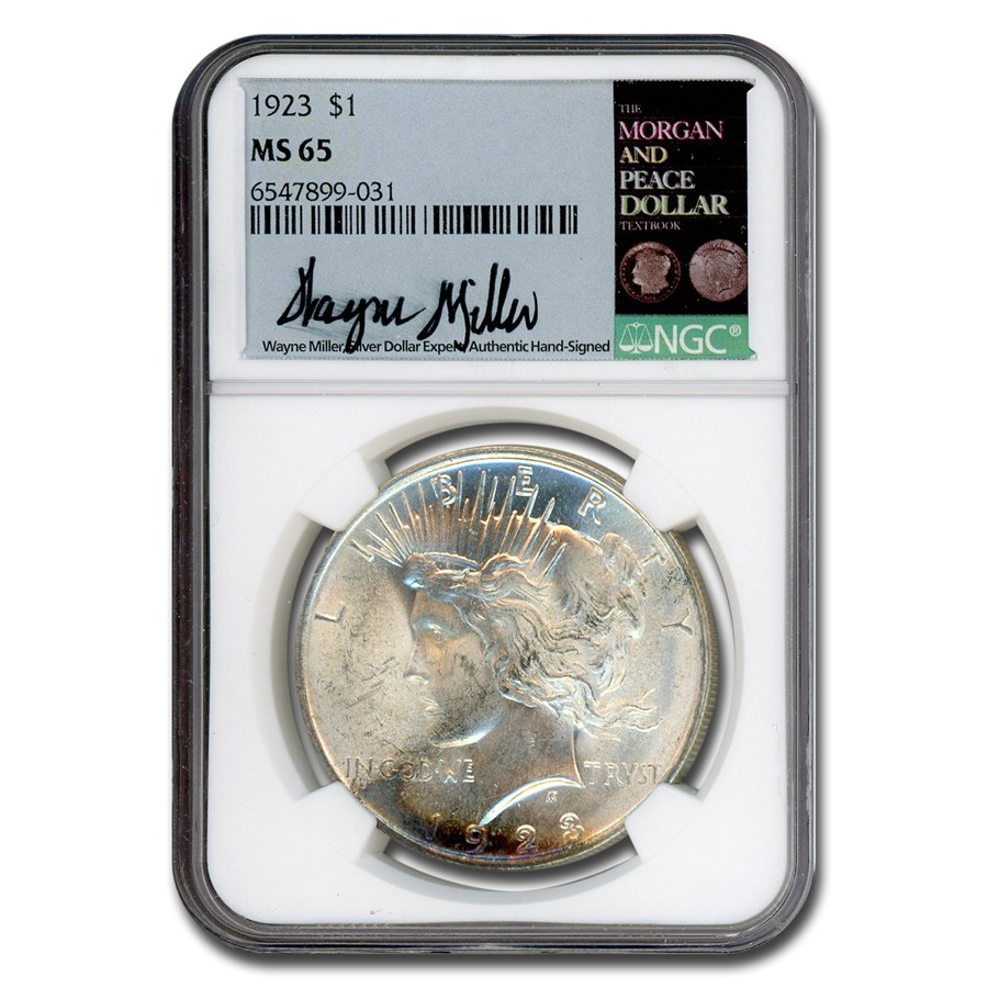 1923 Peace Dollar MS-65 NGC (Wayne MIller)