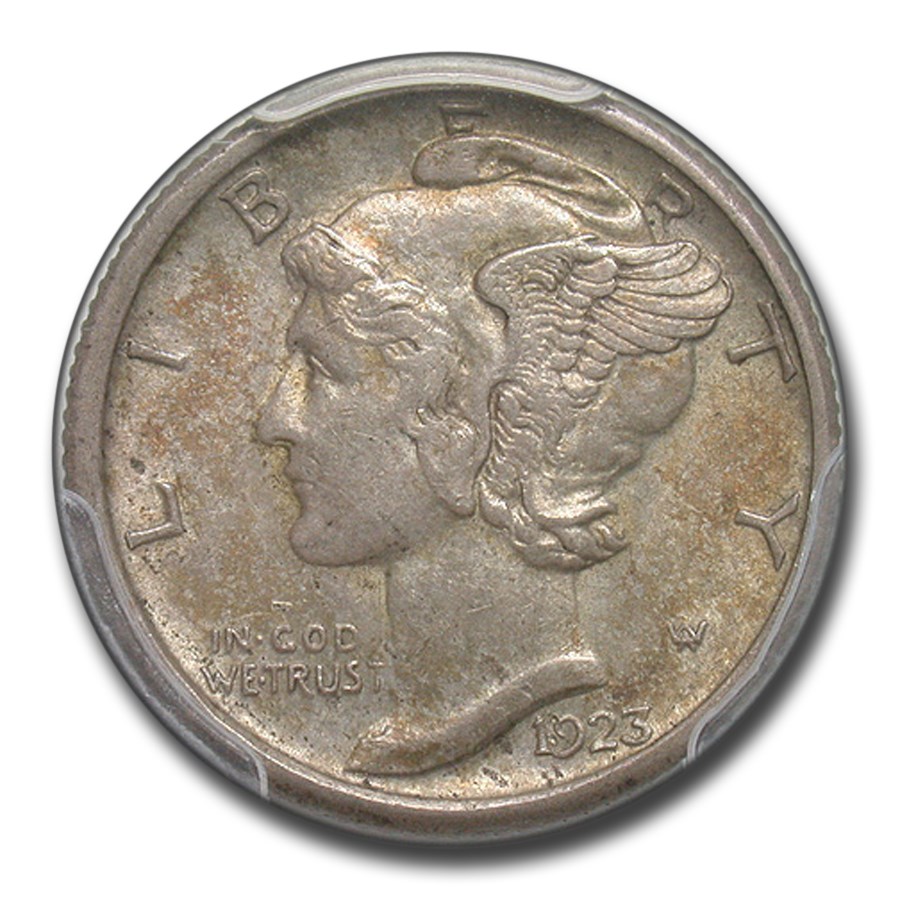 Buy 1923-S Mercury Dime AU-53 PCGS | APMEX