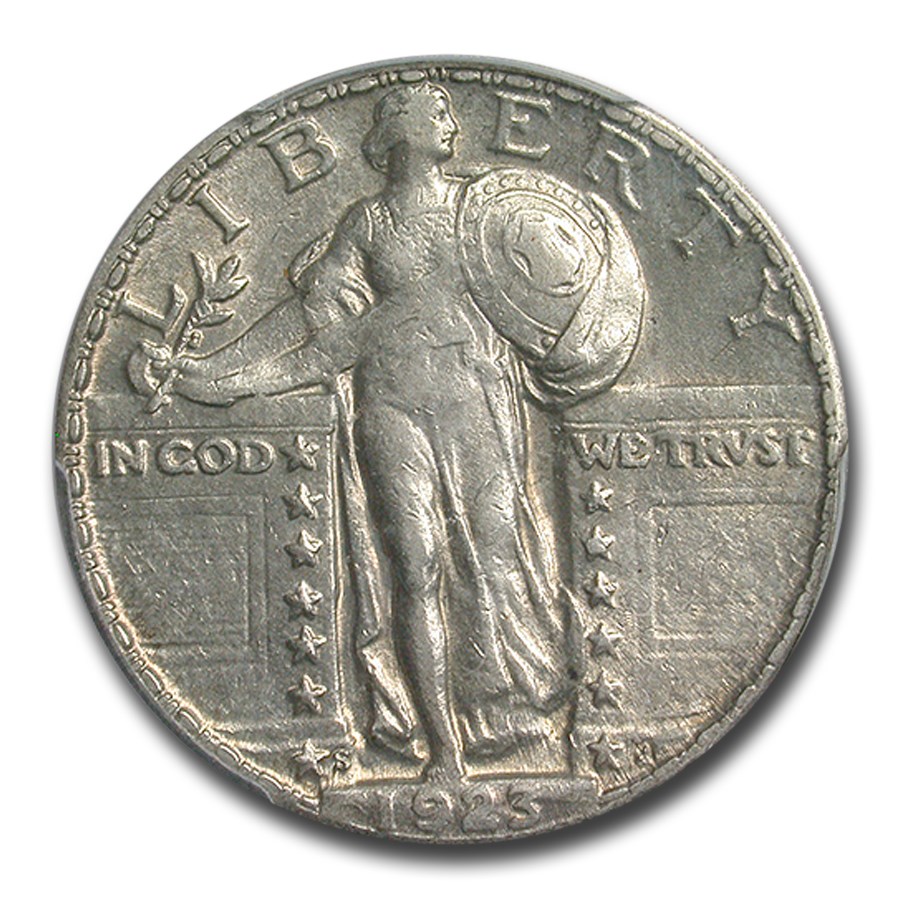 Buy 1923-S Standing Liberty Quarter AU-55 PCGS CAC | APMEX