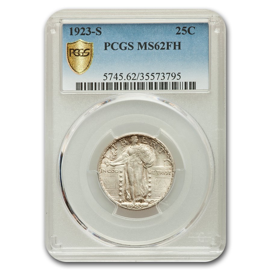 Buy 1923-S Standing Liberty Quarter MS-62 PCGS (FH) | APMEX