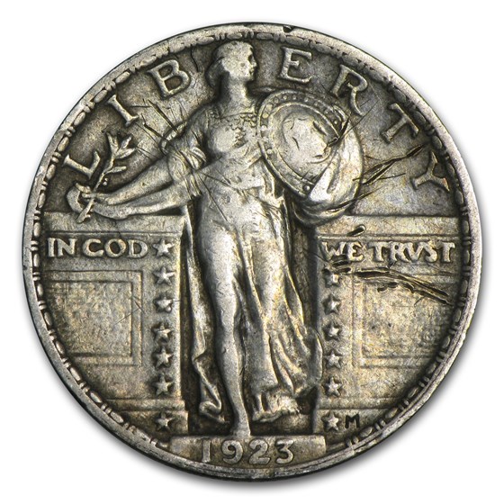 Buy 1923 Standing Liberty Quarter XF (Details) | APMEX