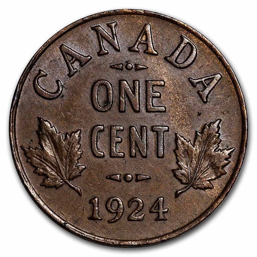 Buy 1924 Canada Small Cent George V AU | APMEX
