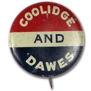 Buy 1924 Coolidge & Dawes Presidential Campaign Button | APMEX