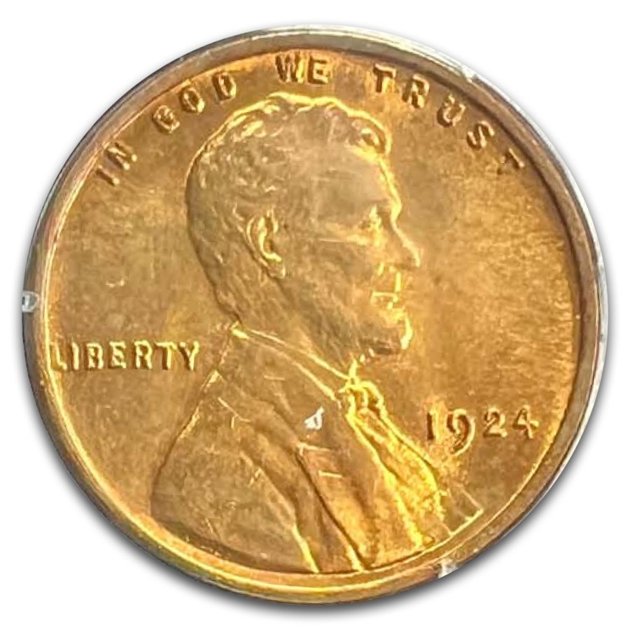 Buy 1924 Lincoln Cent MS-64 PCGS (Red) | APMEX