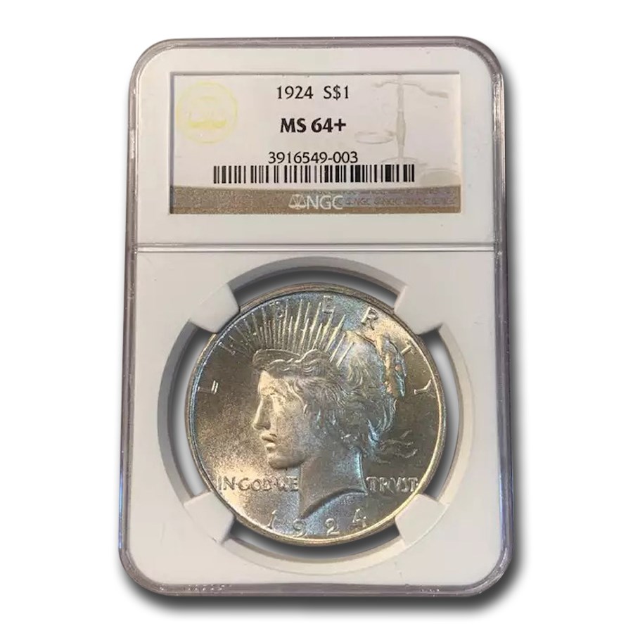 Buy 1924 Peace Dollar MS-64+ | APMEX
