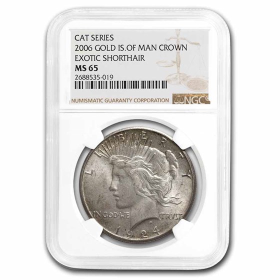 Buy 1924-S Peace Dollar MS-62 NGC | APMEX