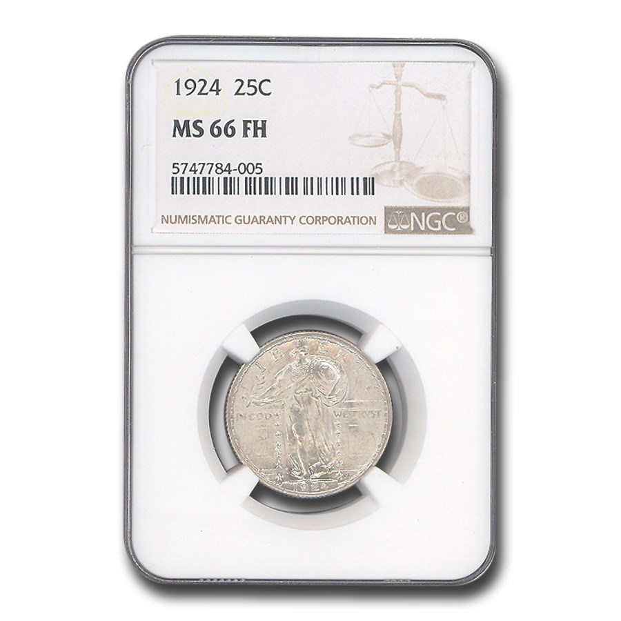 1924 Standing Liberty Quarter MS-66 NGC (FH)