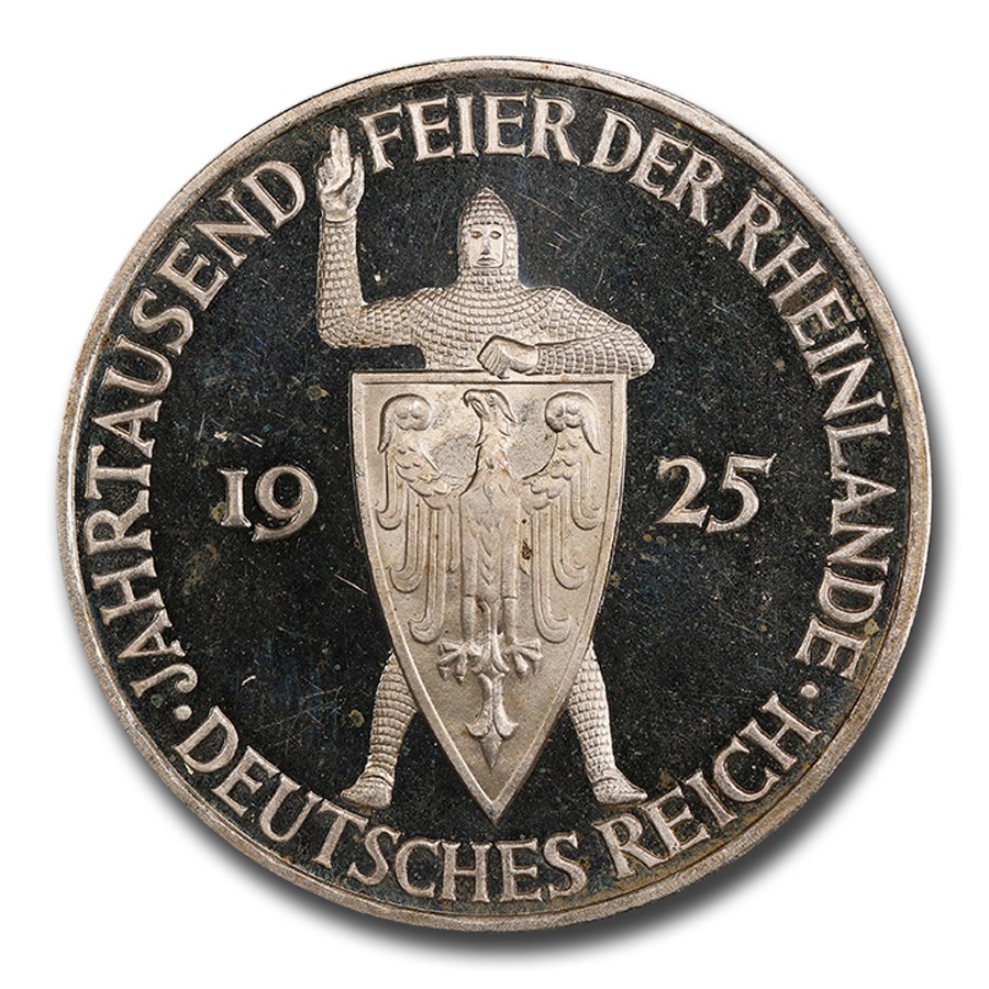 Buy 1925-G Weimar Germany Silver 5 Reichsmark PR-65 Cameo PCGS | APMEX