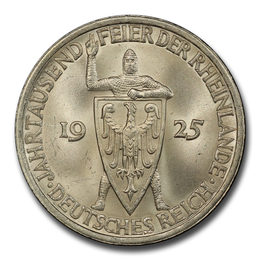 Buy 1925 Germany Weimar Republic Silver 3 Reichsmark MS-66 PCGS | APMEX