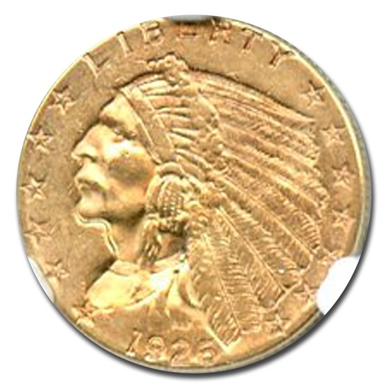 Buy 1926 $2.50 Indian Gold Quarter Eagle MS-61 NGC | APMEX
