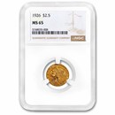 Buy Graded $2.50 Quarter Eagles (Indian 1908-1929) | APMEX