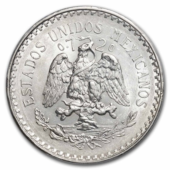 1926-M Mexico Silver 1 Peso Cap & Rays MS-62 PCGS