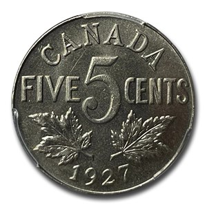 Buy 1927 Canada 5 Cents George V MS-64 PCGS | APMEX